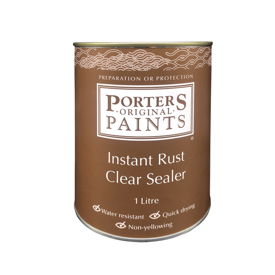 Porter's Paints Instant Rust Clear Sealer 4L - Inspirations Paint