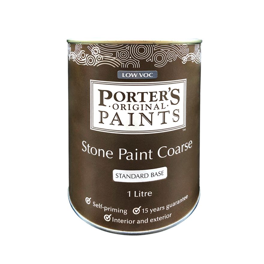 Porter's Paints Stone Paint Coarse Standard 4L - Inspirations Paint