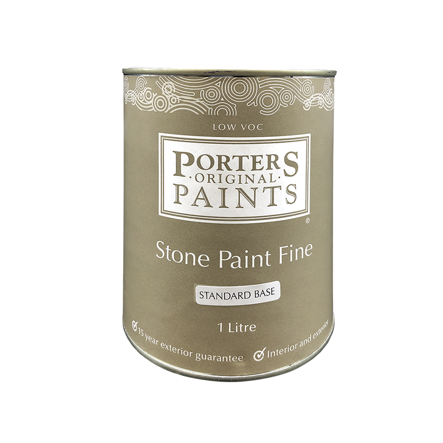 Porter's Paints Stone Paint Fine Clear 1L - Inspirations Paint