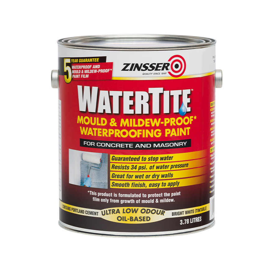 Zinsser WATERTITE Mould & Mildew-Proof Waterproofing Paint 10L ...