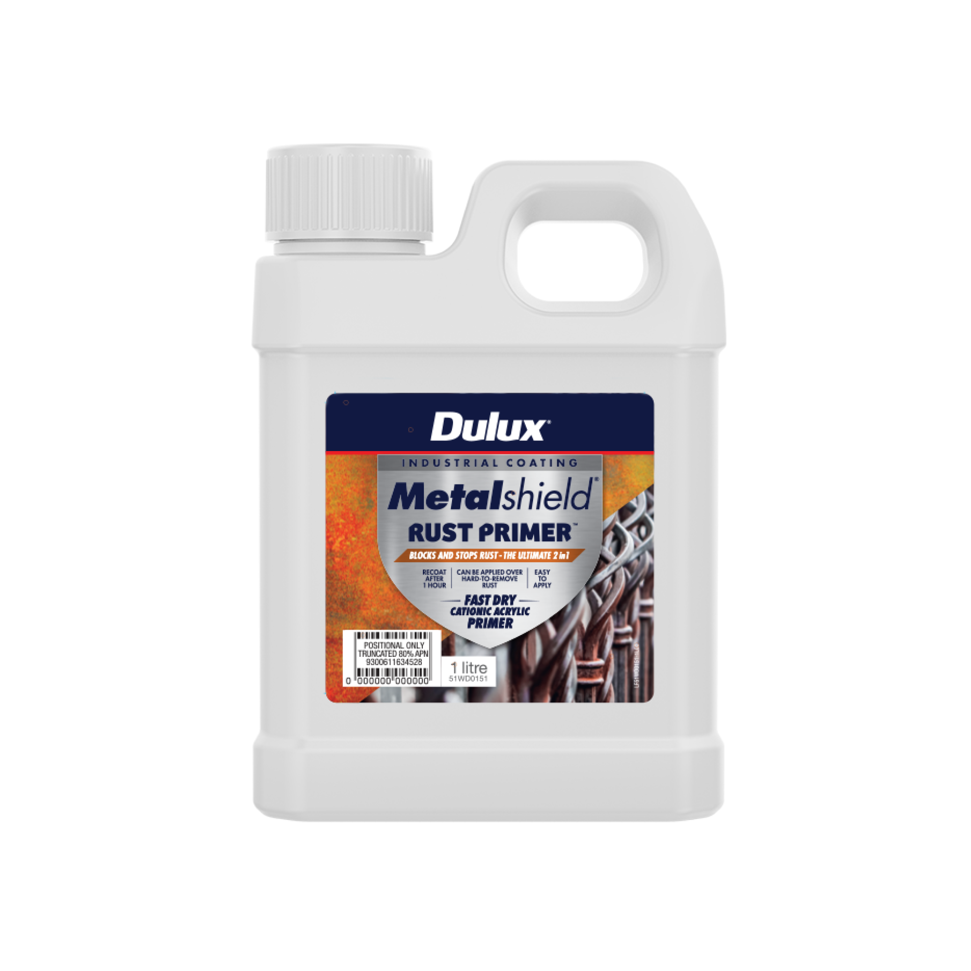 Dulux Metalshield Rust Defence Primer 1L - Inspirations Paint
